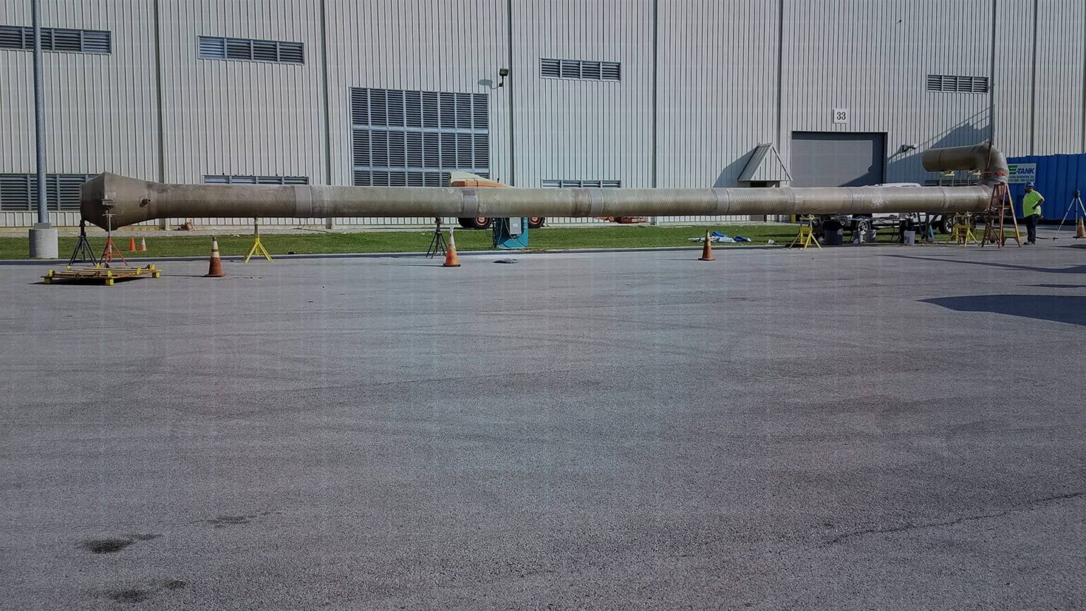 Acid Wash Exhaust Stack - RPS Composites